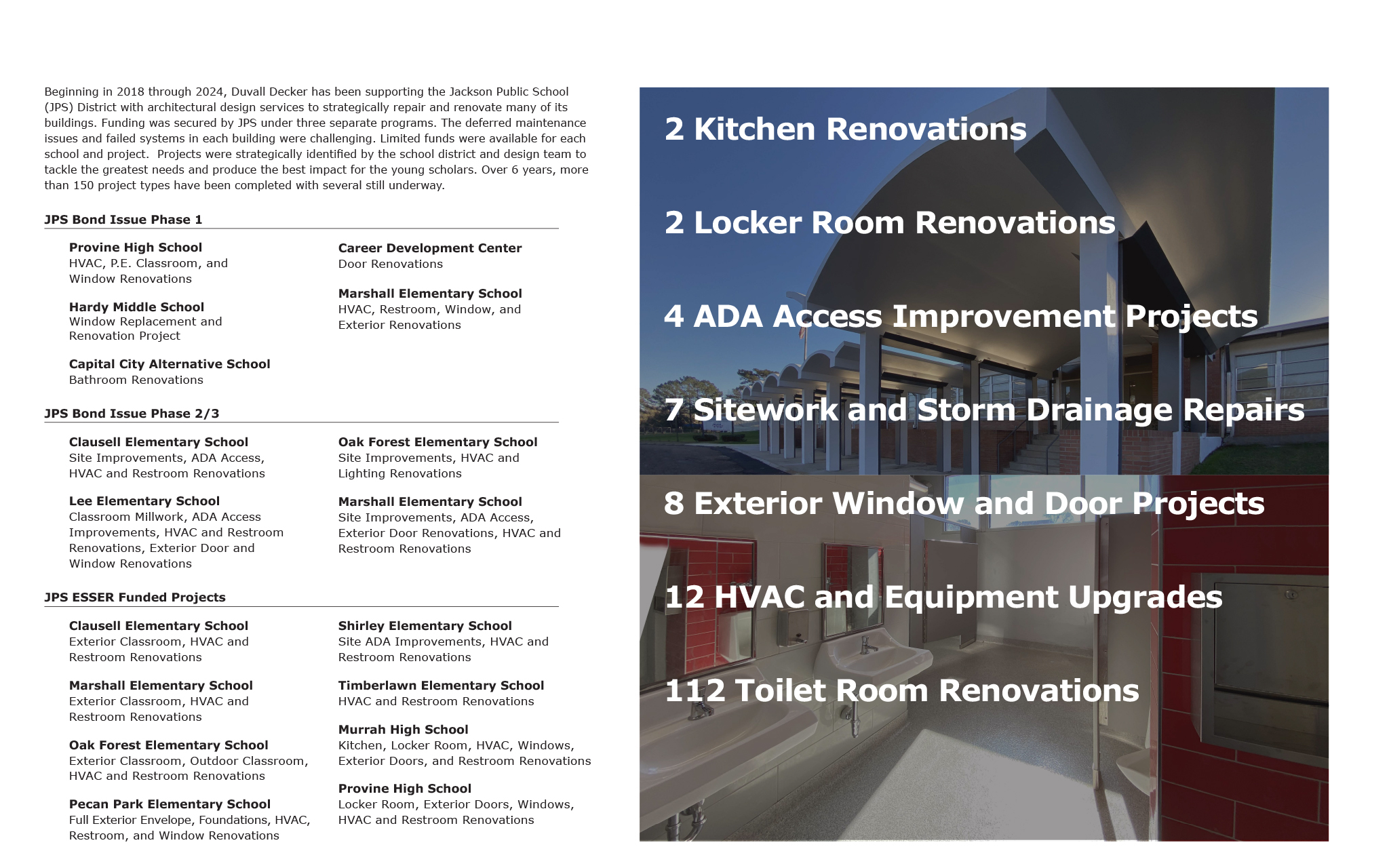 Duvall Decker » Jackson Public Schools Renovations